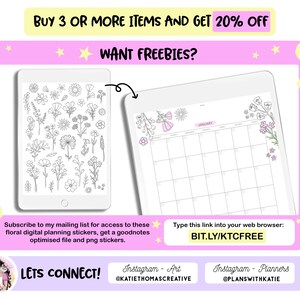 Green Watercolor Digital Planner Stickers for Digital Planning and ...