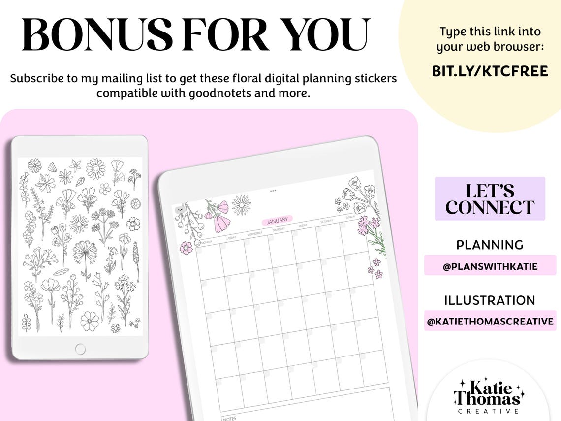 Digital Planner Weekly Sticker Kit, 37 Aesthetic Stickers for Digital ...