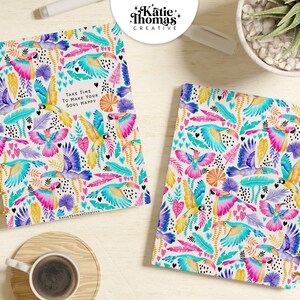 Summer Jungle Theme Printable Planner or Notebook Cover Fits Happy ...
