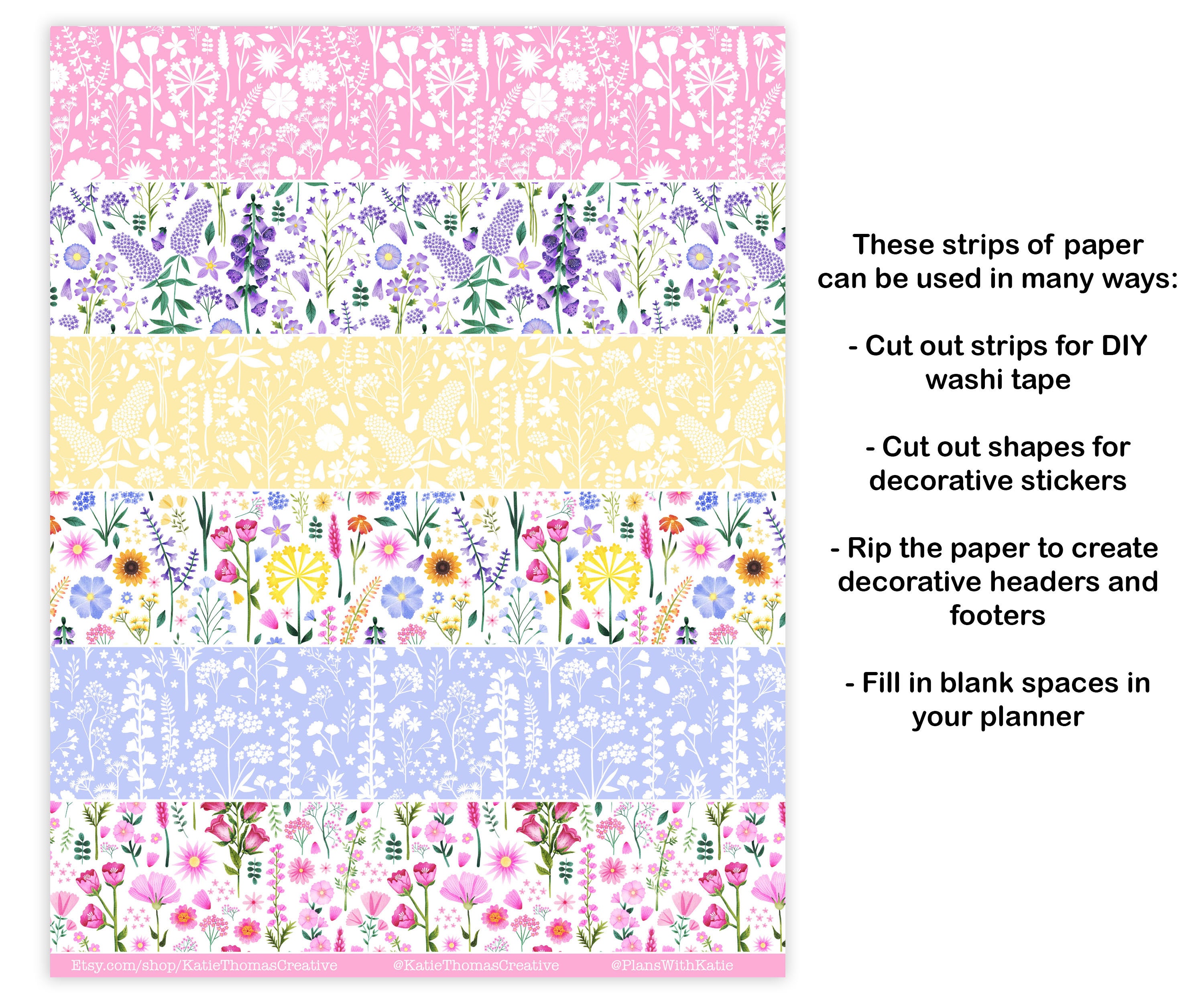 Printable Planner and Journal Sticker Kit Weekly and Monthly - Etsy