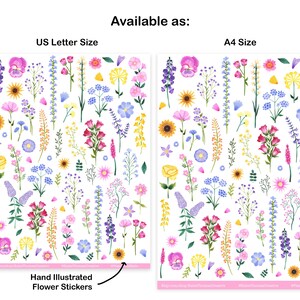 Printable Planner and Journal Sticker Kit, Weekly and Monthly Sticker ...