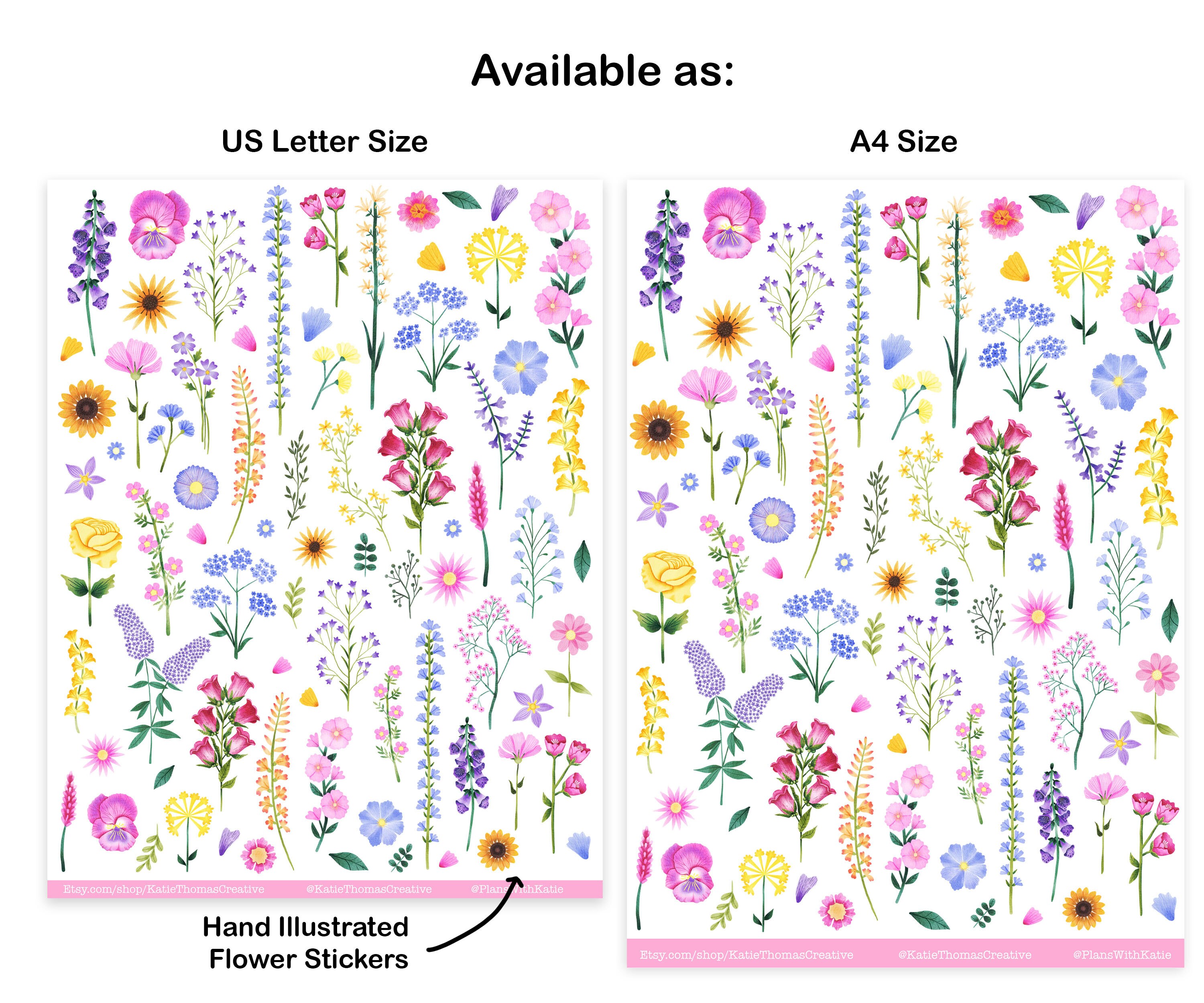 Printable Planner and Journal Sticker Kit Weekly and Monthly - Etsy