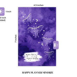 Printable Monthly Planner Dividers and Tabs for Happy Planner Classic ...