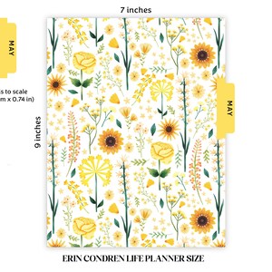 Printable Monthly Planner Dividers and Tabs for Happy Planner Classic ...