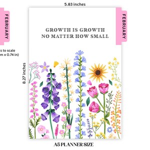 Printable Monthly Planner Dividers and Tabs for Happy Planner Classic ...