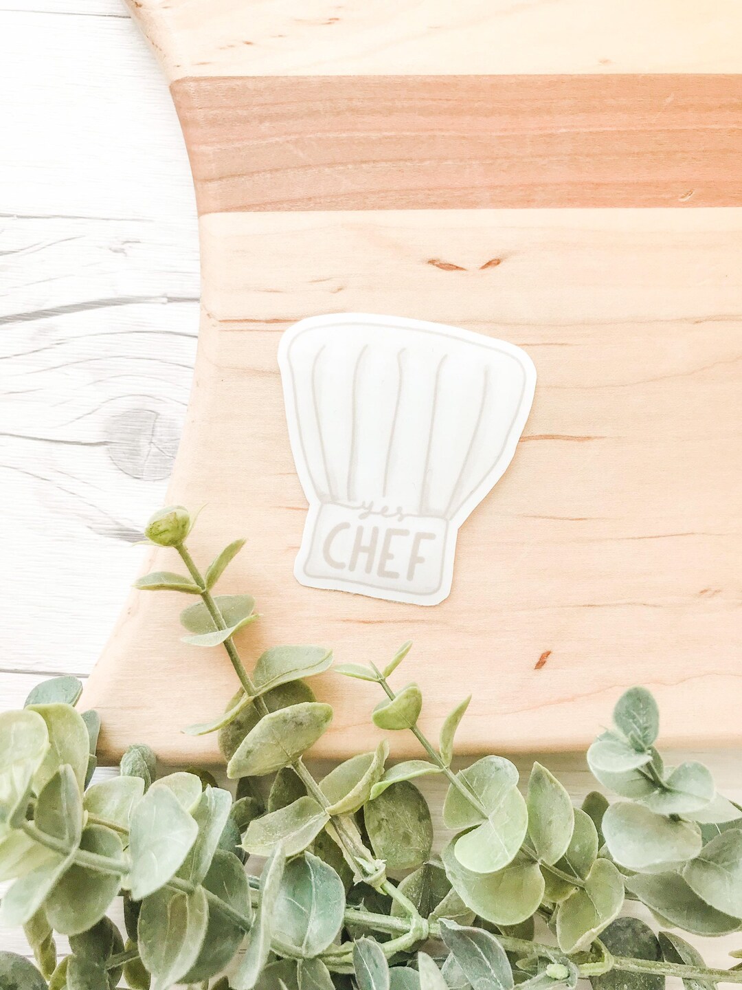 CHEF HAT STICKER • Waterproof Stickers, Cooking Stickers, Yes Chef ...