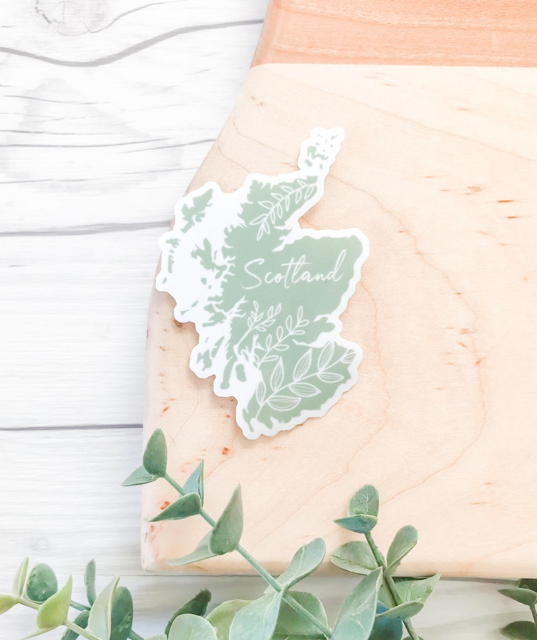 SCOTLAND STICKER • Waterproof Stickers, Country Map Stickers, Aesthetic ...