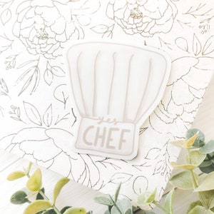CHEF HAT STICKER • Waterproof Stickers, Cooking Stickers, Yes Chef ...