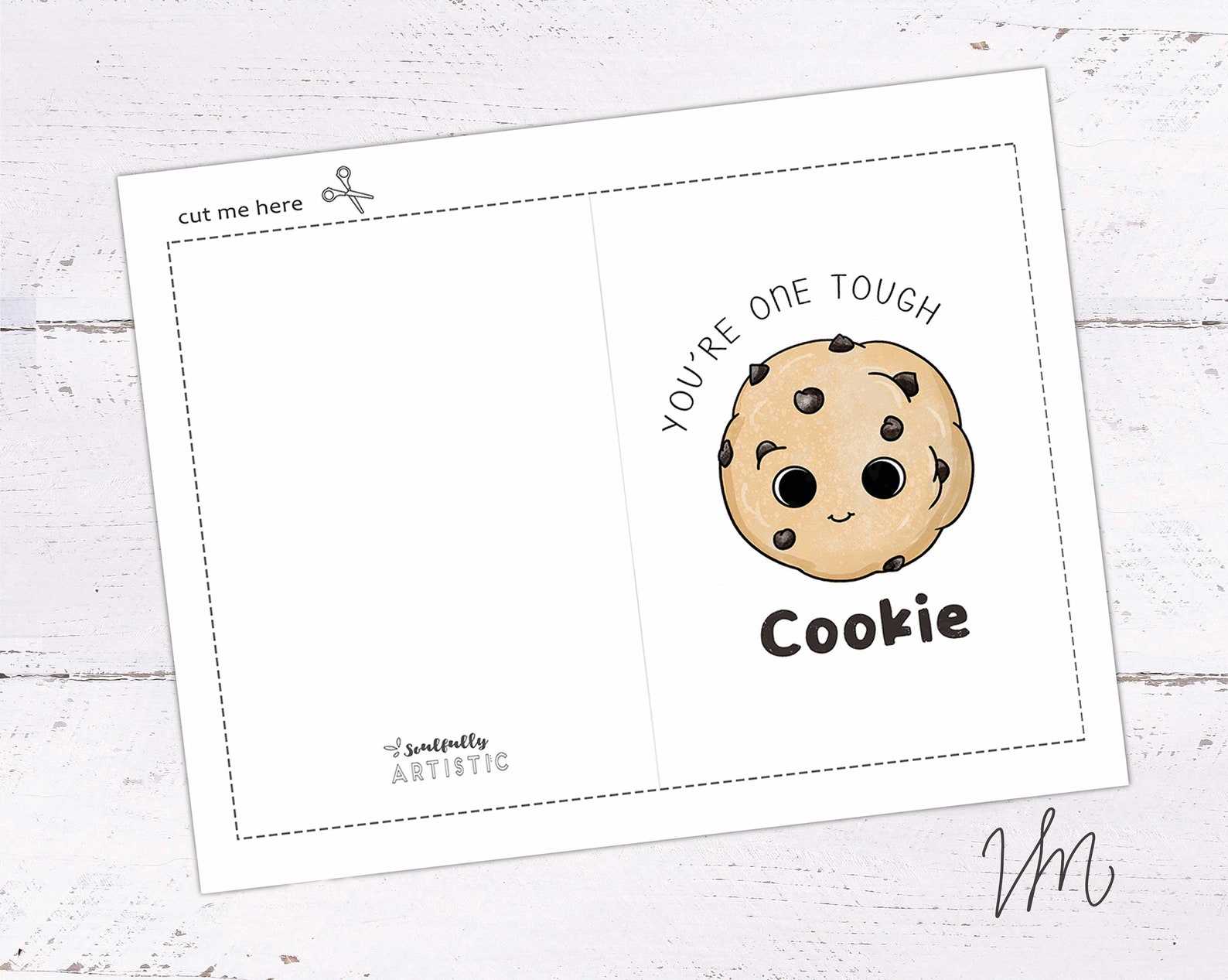 You're One Tough Cookie Card • Get Well Soon Card, Sweet Get Well Card ...