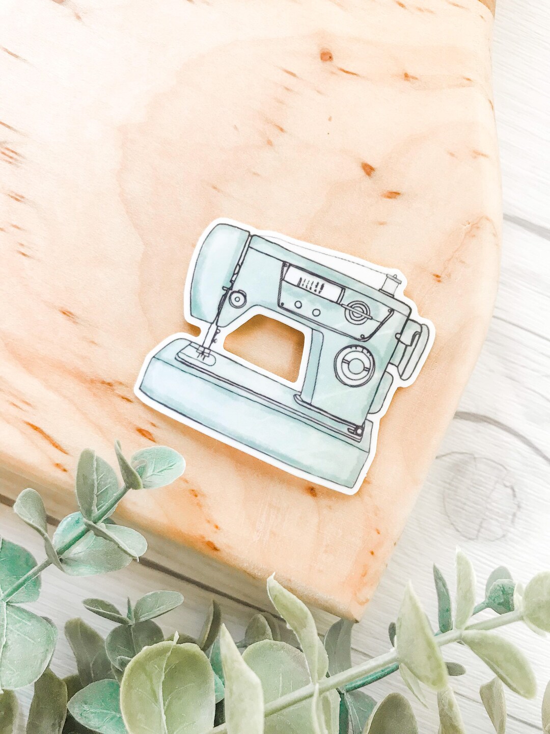 SEWING MACHINE STICKER • Waterproof Stickers, Sewing Stickers, Craft ...
