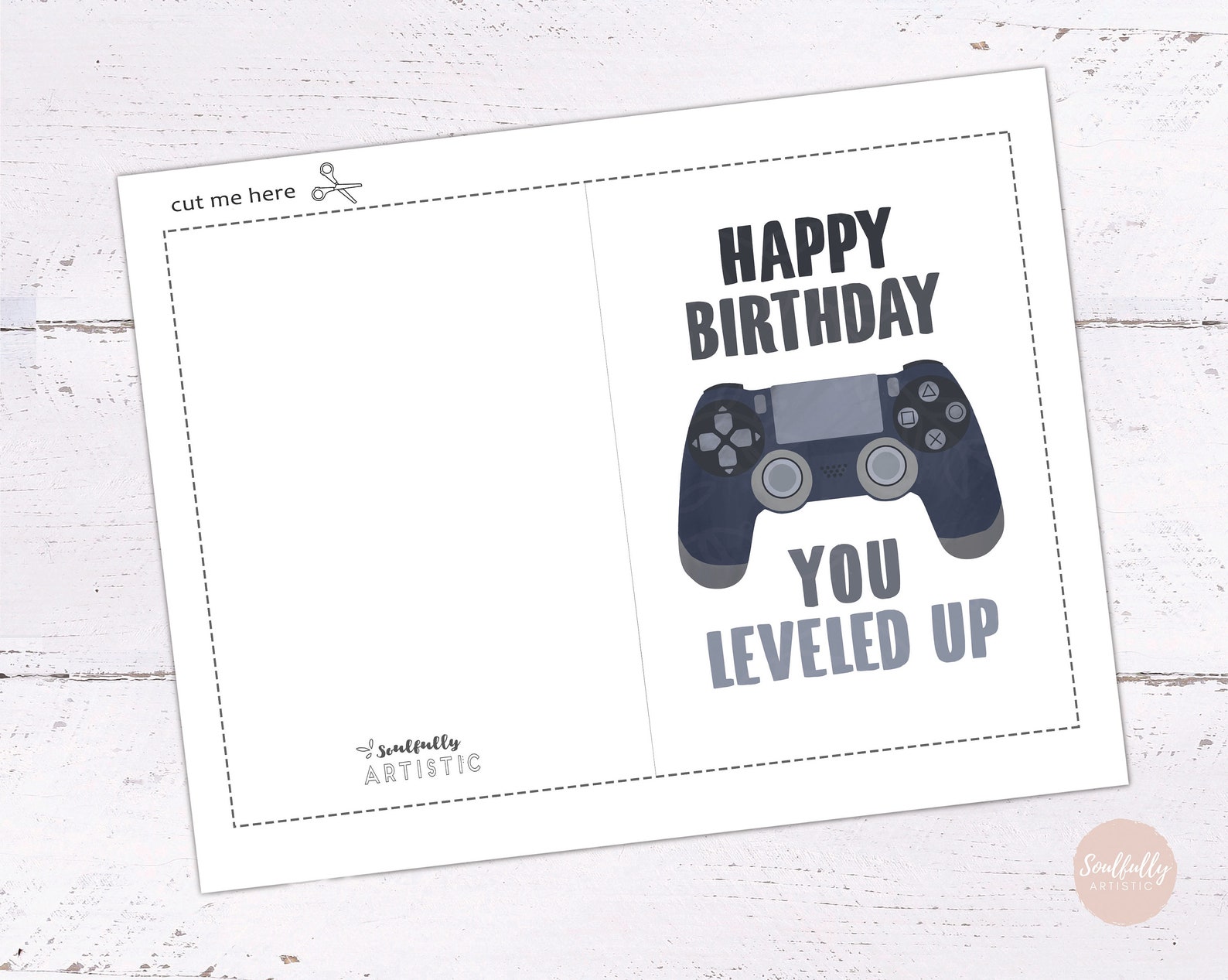 Happy Birthday, You Leveled up Card • Printable Birthday Card for ...