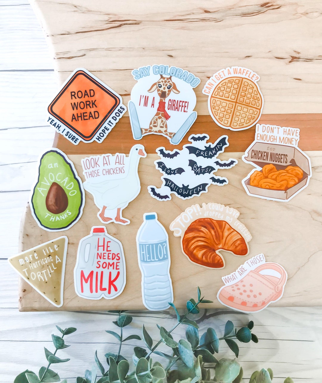 VINE STICKERS - What Are Those, Road Work Ahead, Freakin Bats, Can I ...