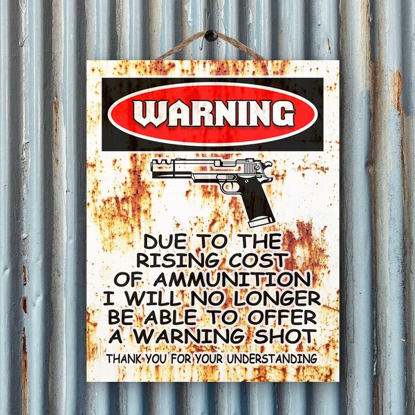Warning Shot - Etsy