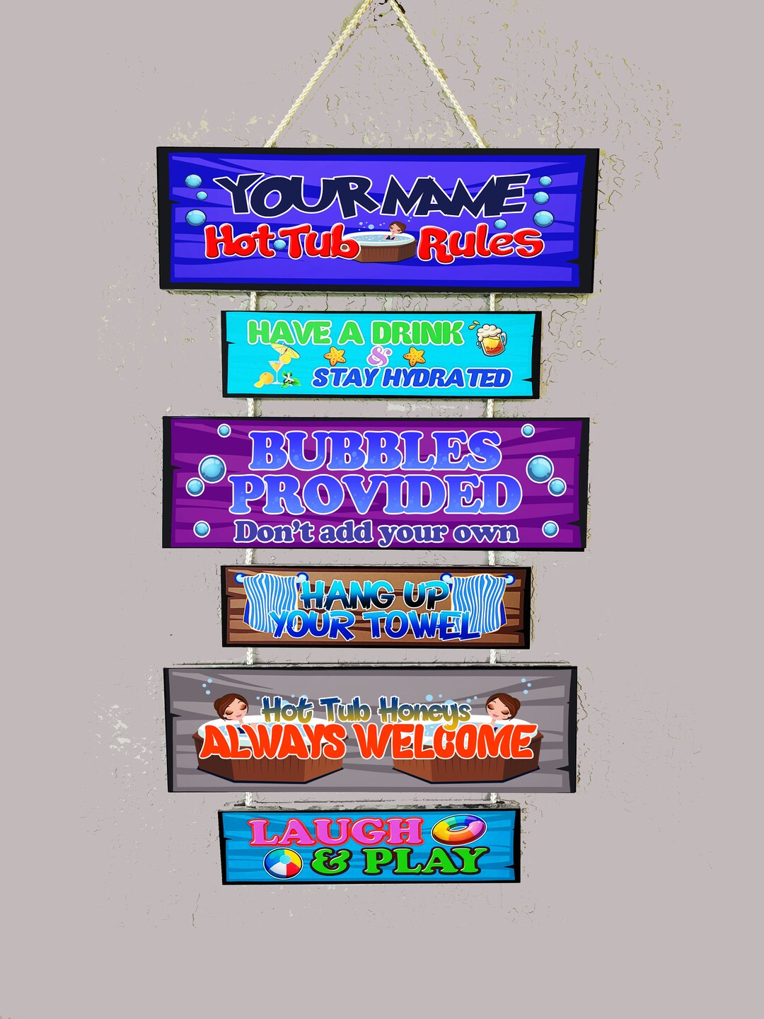 Hot Tub Sign, Spa Sign, Build Your Own Sign, Hot Tub Rules, Spa Rules ...