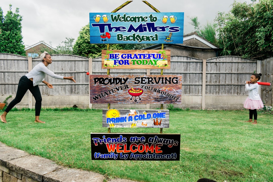 Backyard Sign patio Sign Build Your Own Backyard patio Sign Custom backyard-sign-patio-sign-build-your-own-backyard-patio-sign-custom