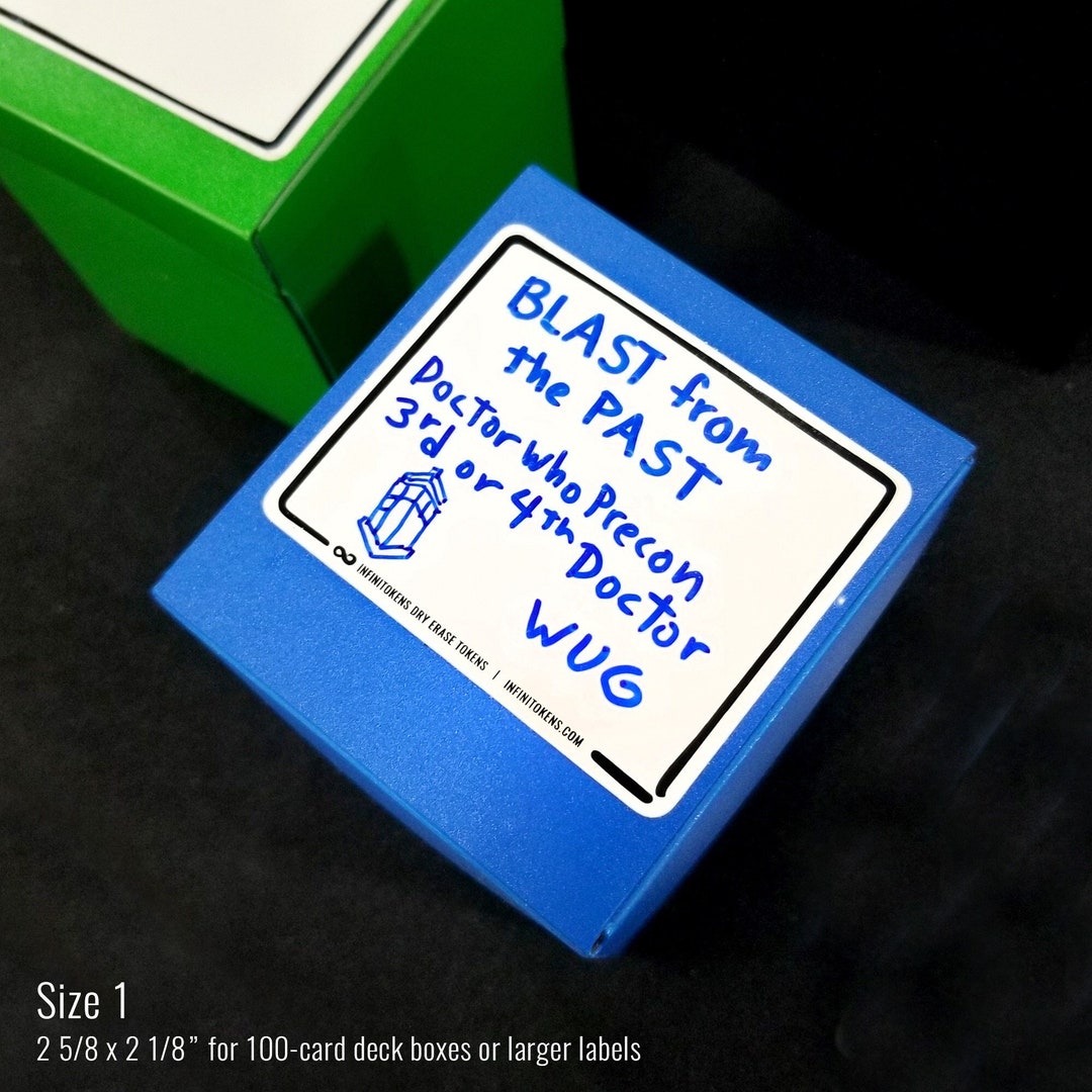 Re-writable Deck Box Label Stickers - Etsy