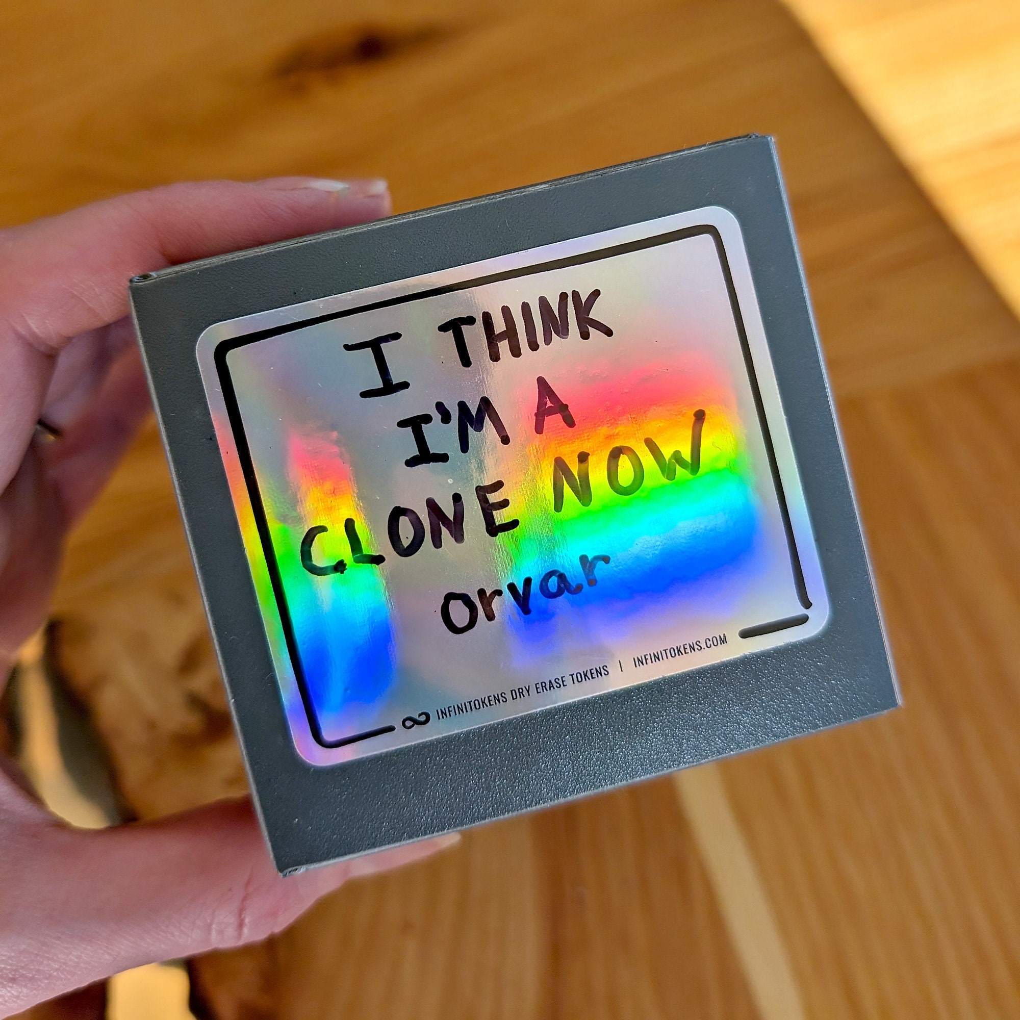 Holofoil Re-writable Deck Box Label Stickers - Etsy
