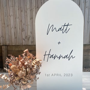 Large Arch Sign | Arch Wedding Sign | Arch Welcome Sign | Wood Wedding ...