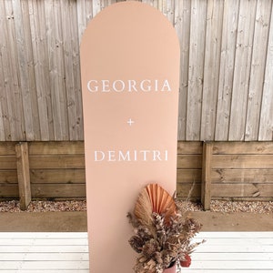 Large Arch Sign | Arch Wedding Sign | Arch Welcome Sign | Wood Wedding ...