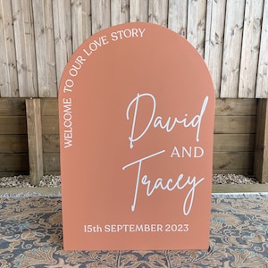 Large Arch Sign | Arch Wedding Sign | Arch Welcome Sign | Wood Wedding ...