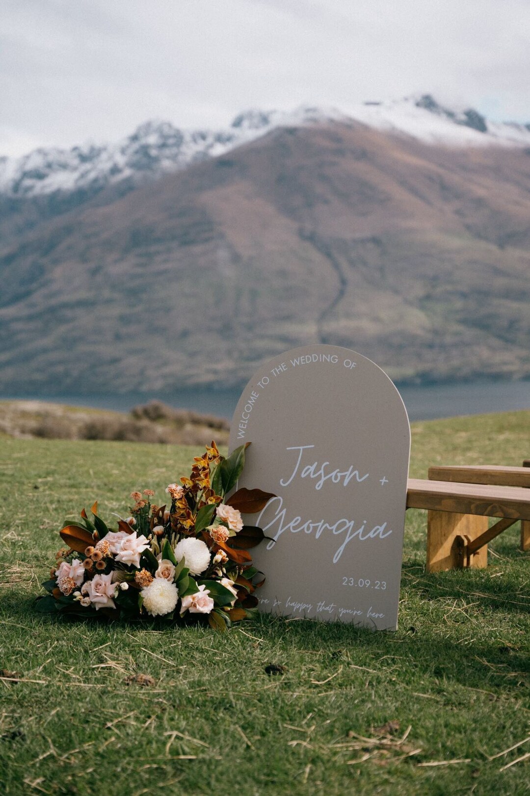 Wedding Sign Custom Event Signs Large Arch Sign Large Wedding Sign ...