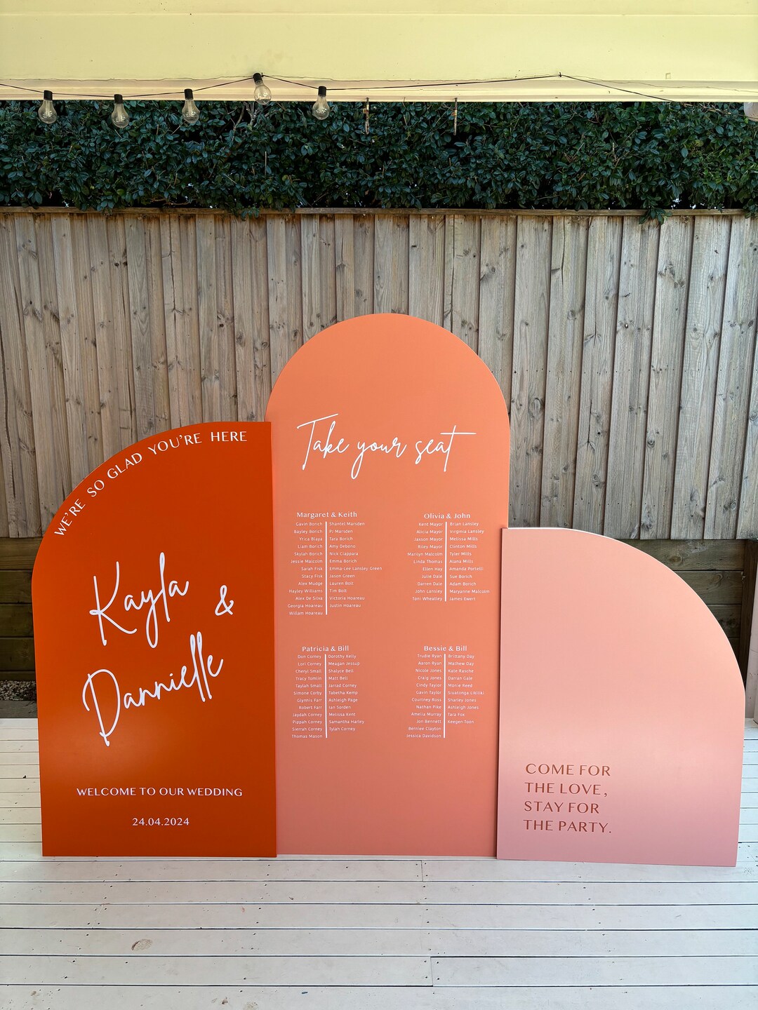 Party Sign Event Sign Birthday Sign Wave Sign Solid Wood Sign Custom ...