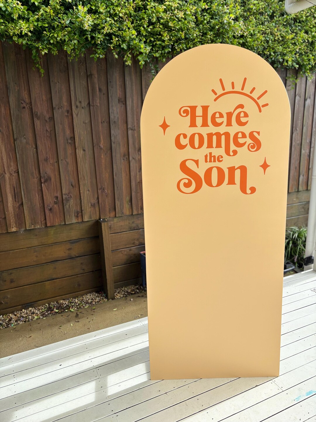 Baby Shower Sign | Large Arch Sign | Arch Party Sign | Wood Arch Sign ...