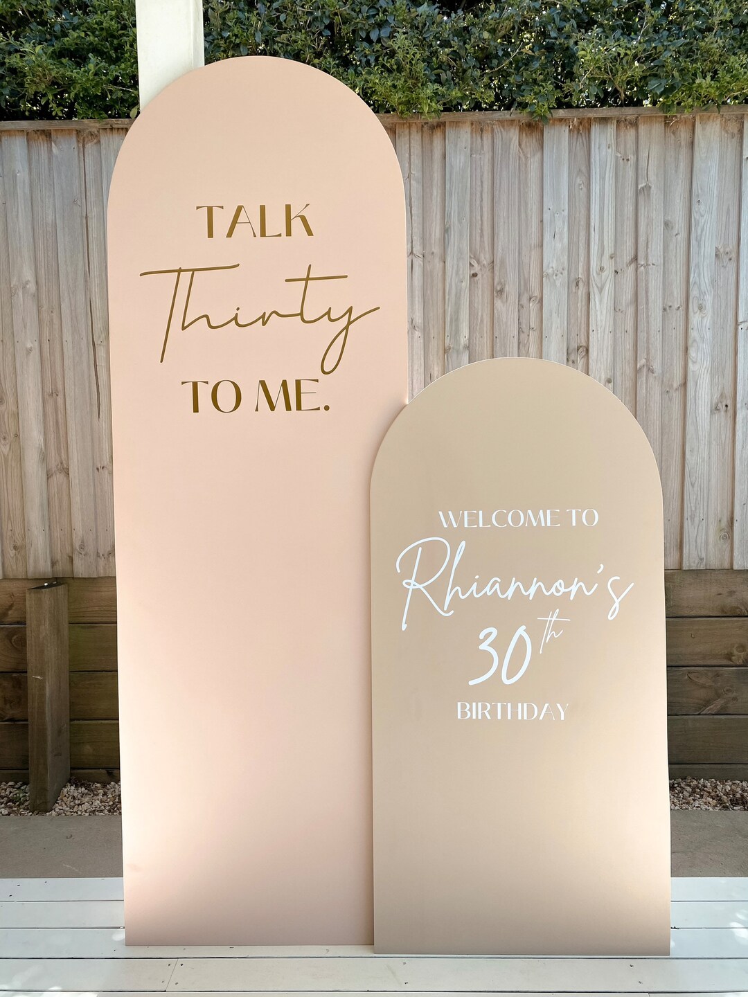 Large Event Sign | Custom Birthday Sign | Large Arch Sign | Arch Wood ...