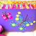 Girl's Upcycled Rainbow Butterfly Train Case Vintage - Etsy