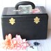 Upcycled Small Vintage Train Case, Vintage Make up Case, Vintage ...