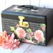Upcycled Small Vintage Train Case, Vintage Make up Case, Vintage ...