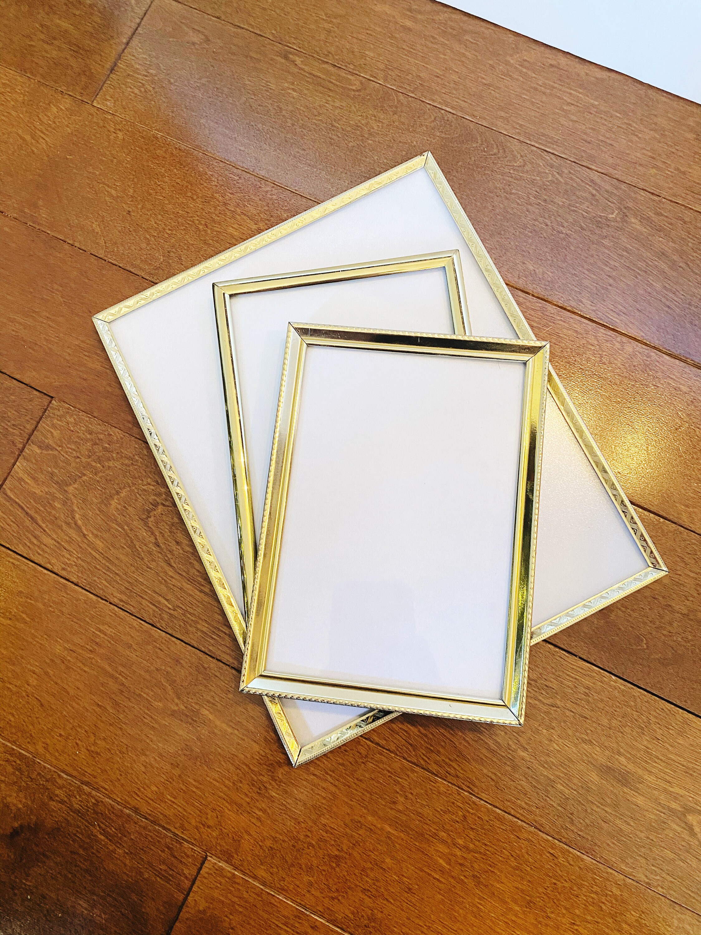 Frames Frames & Displays Hollywood Regency 8x10 brass boho picture ...