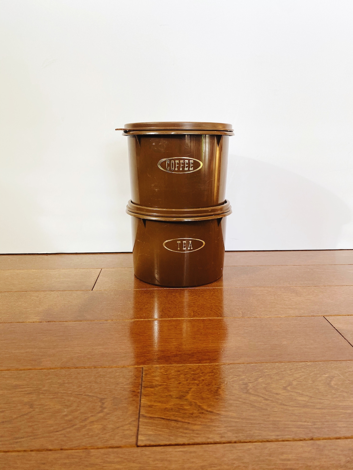 Vintage Coffee & Tea Tupperware Canisters Retro Kitchen - Etsy