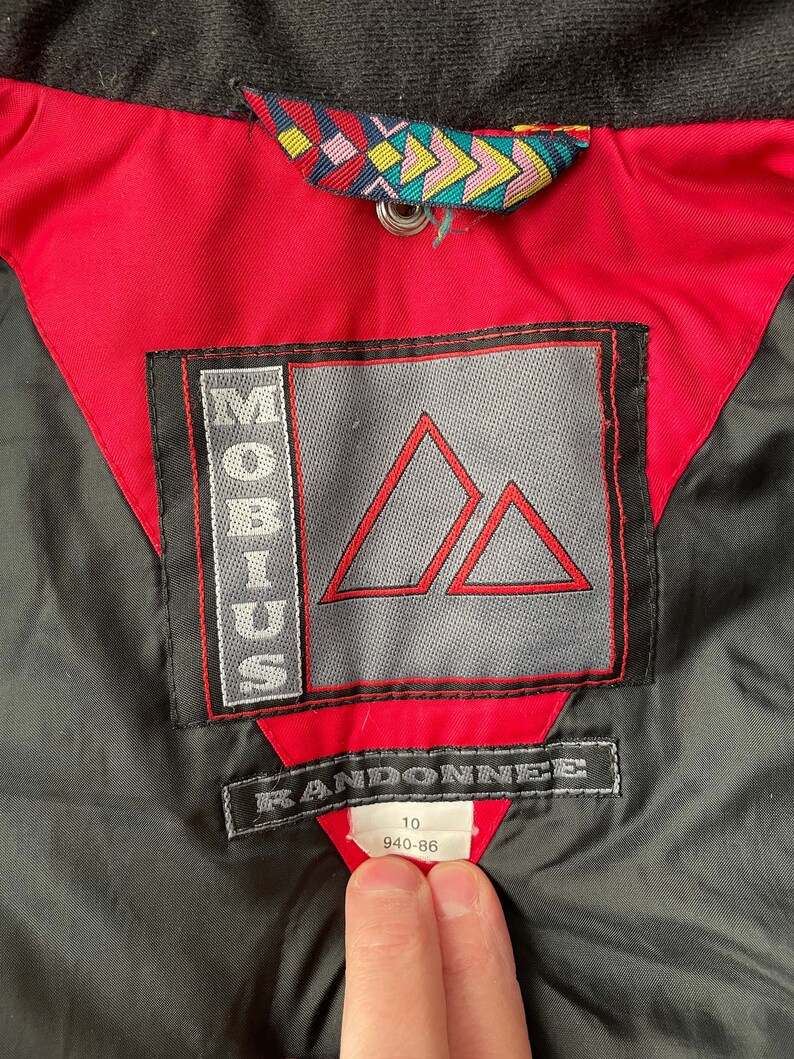 Vintage Mobius Ski Jacket 90s Winter Coat Red Size 10 - Etsy