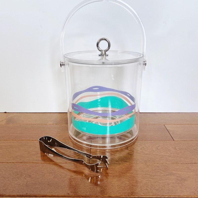 Turquoise Ice Bucket - Etsy