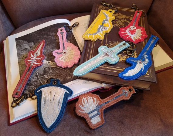 FE3H Relic Double-sided Embroidered Keychains - Etsy Australia