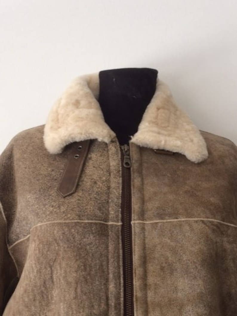 Custom Made Shearling Jacket for Men Warm Wool Sustainably Sourced ...