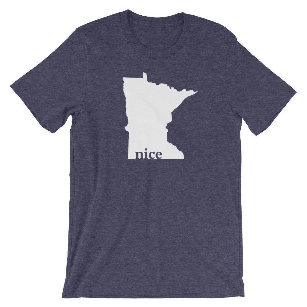 Minnesota Nice Tee MN Gift Short-sleeve Men's/unisex T-shirt - Etsy