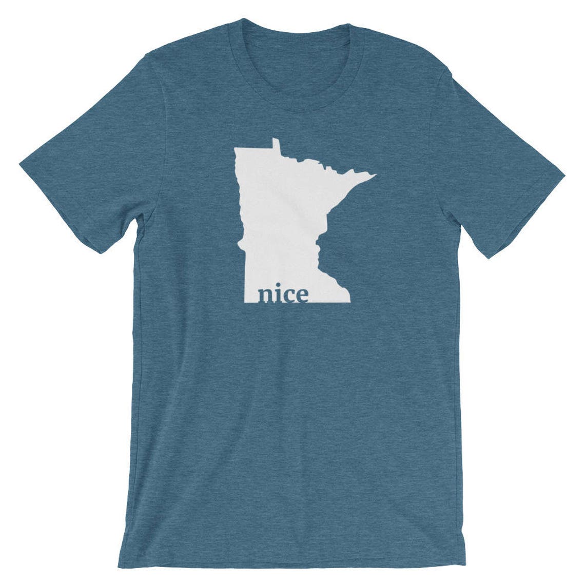 Minnesota Nice Tee MN Gift Short-sleeve Men's/unisex T-shirt - Etsy