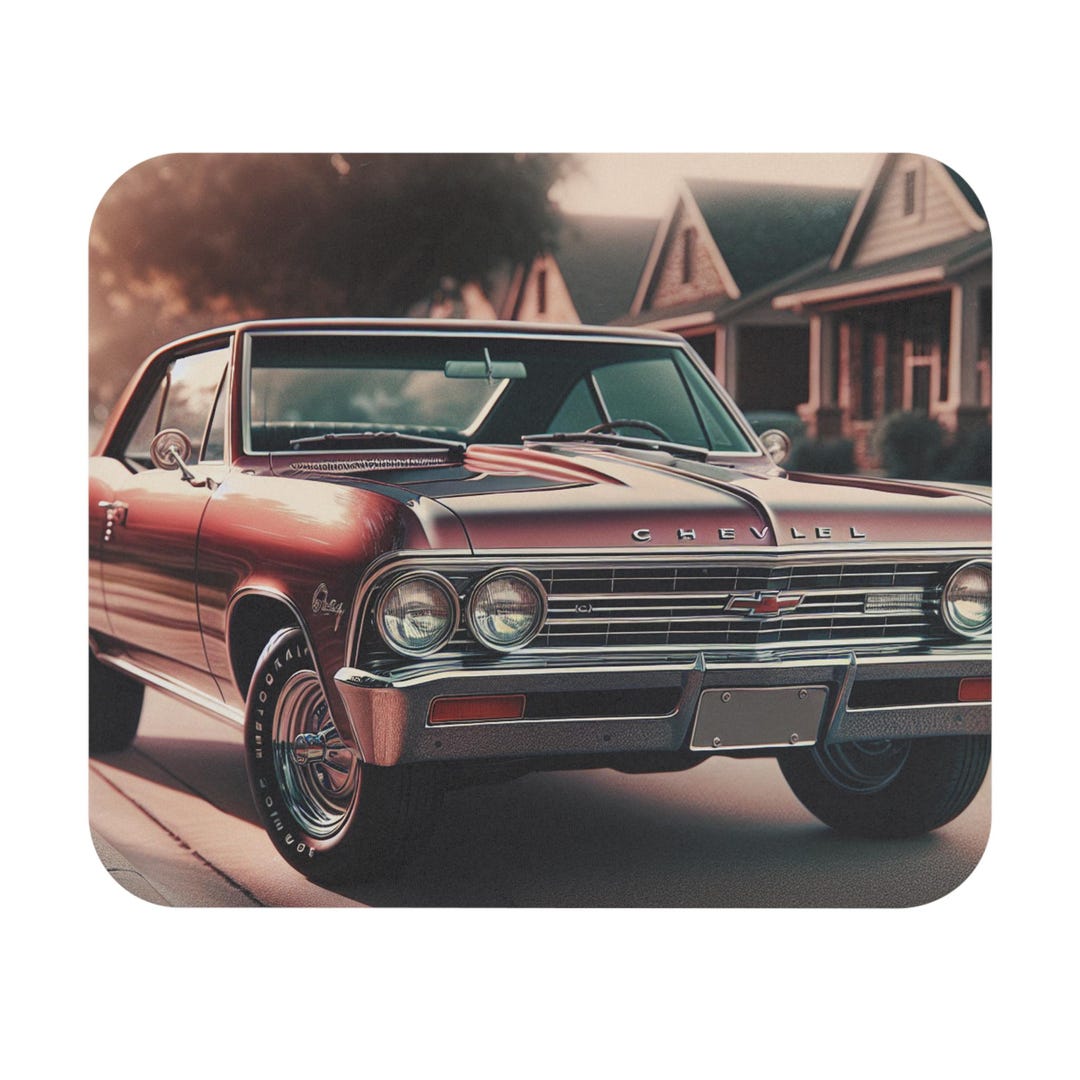 Chevy Chevelle Mouse Pad, Vintage 1967 Car Desk Decor - Etsy