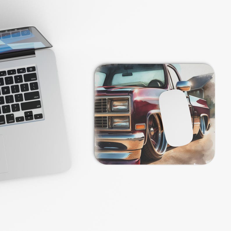 Vintage Chevy Truck Mouse Pad, Automotive Desk Decor - Etsy
