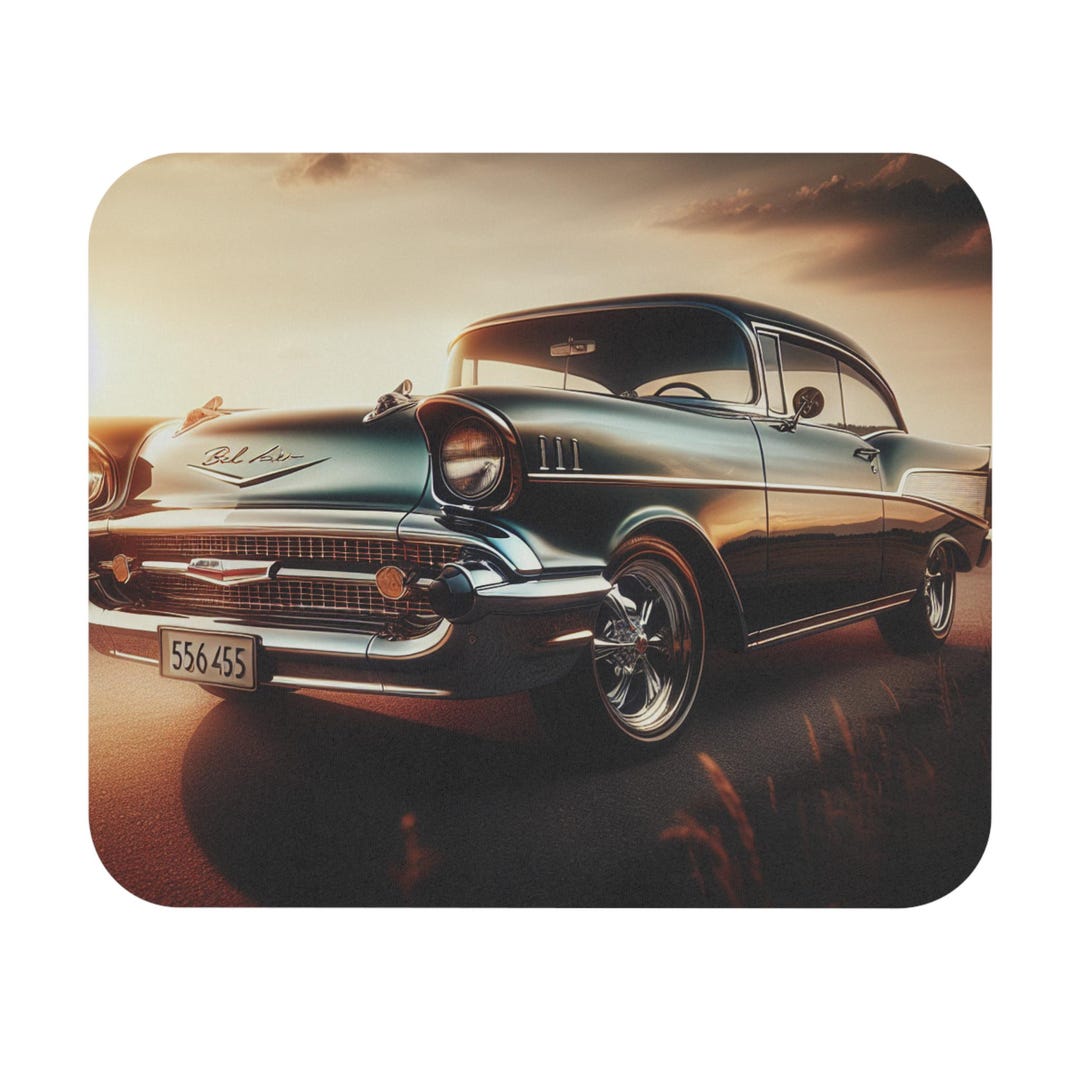 1957 Chevy Bel Air Mouse Pad – Vintage Car Desk Accessory - Etsy