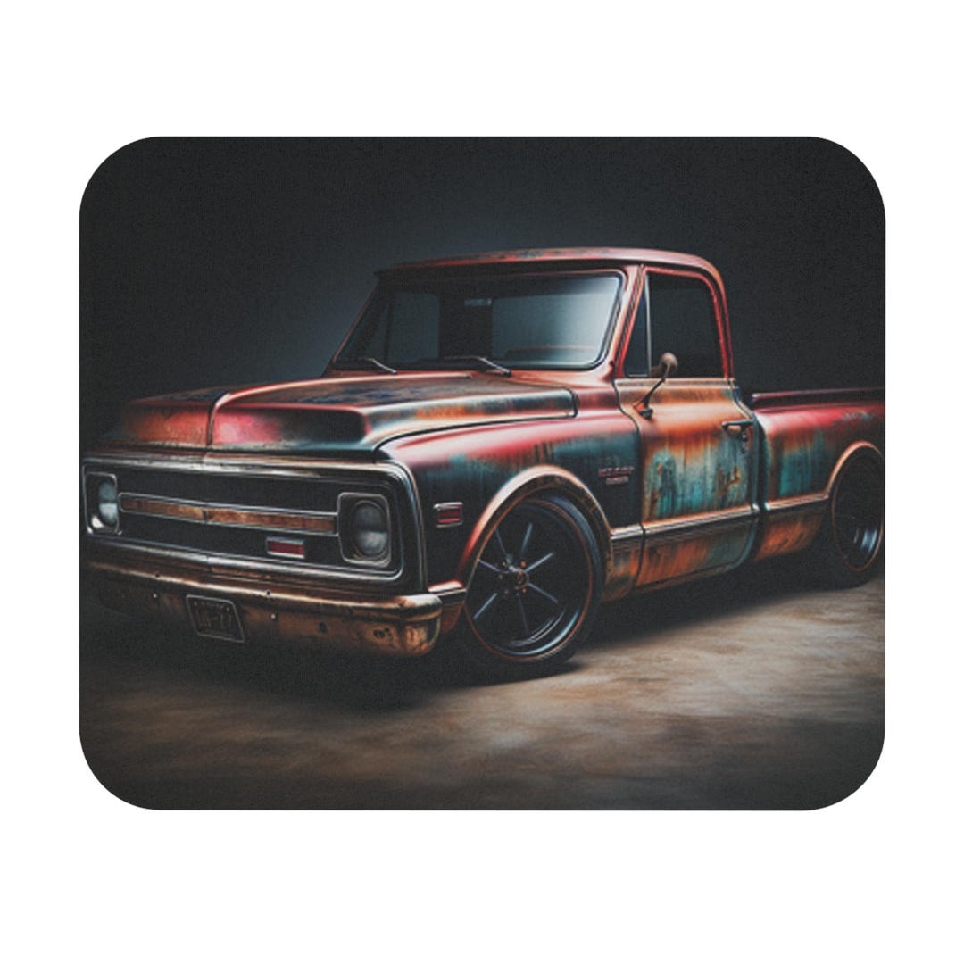 1974 Chevy Truck Mouse Pad: Retro Car Desk Decor - Etsy