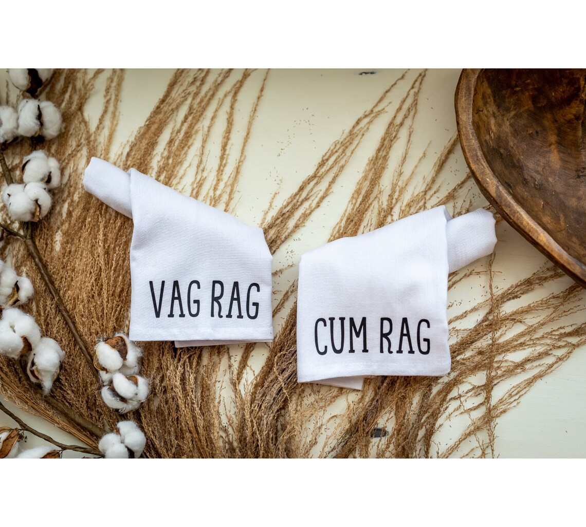 CUM Rag & VAG Rag Flour Sack Towel | Etsy