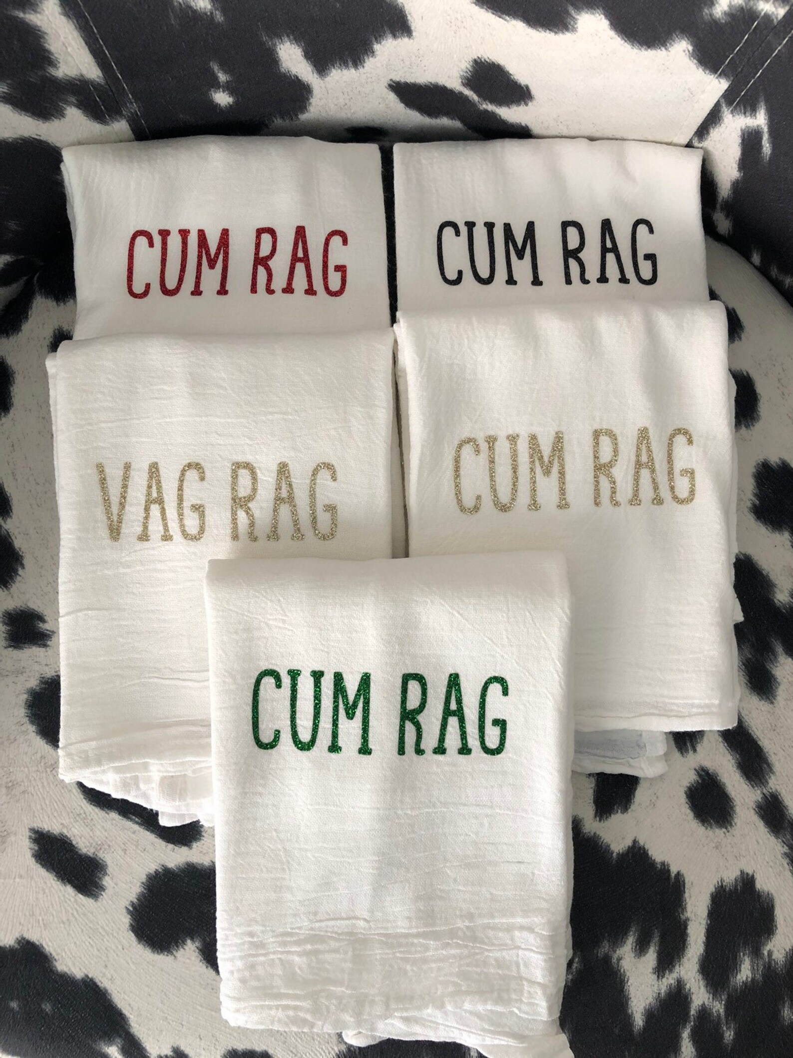 CUM Rag & VAG Rag Flour Sack Towel | Etsy