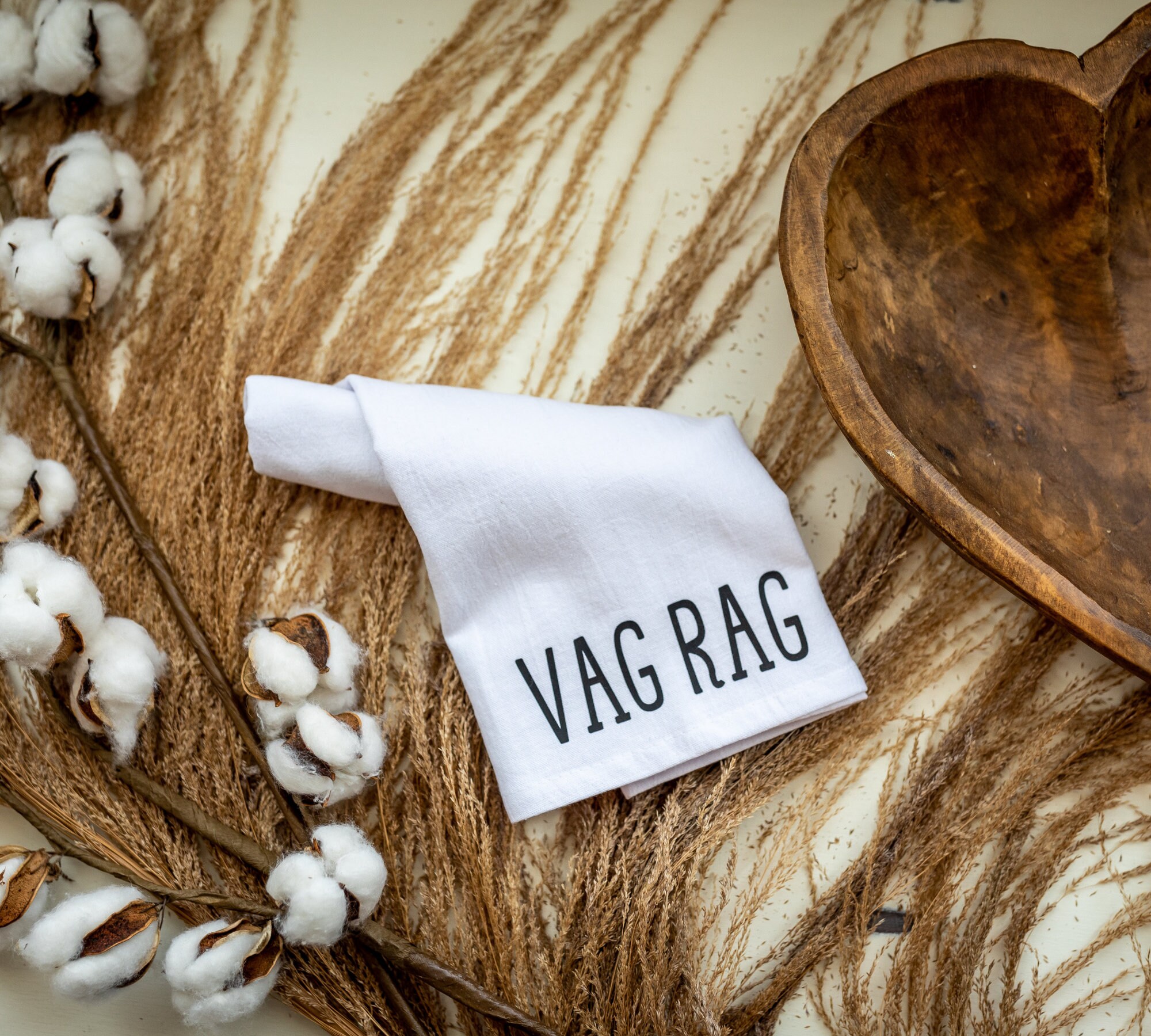 CUM Rag & VAG Rag Flour Sack Towel - Etsy