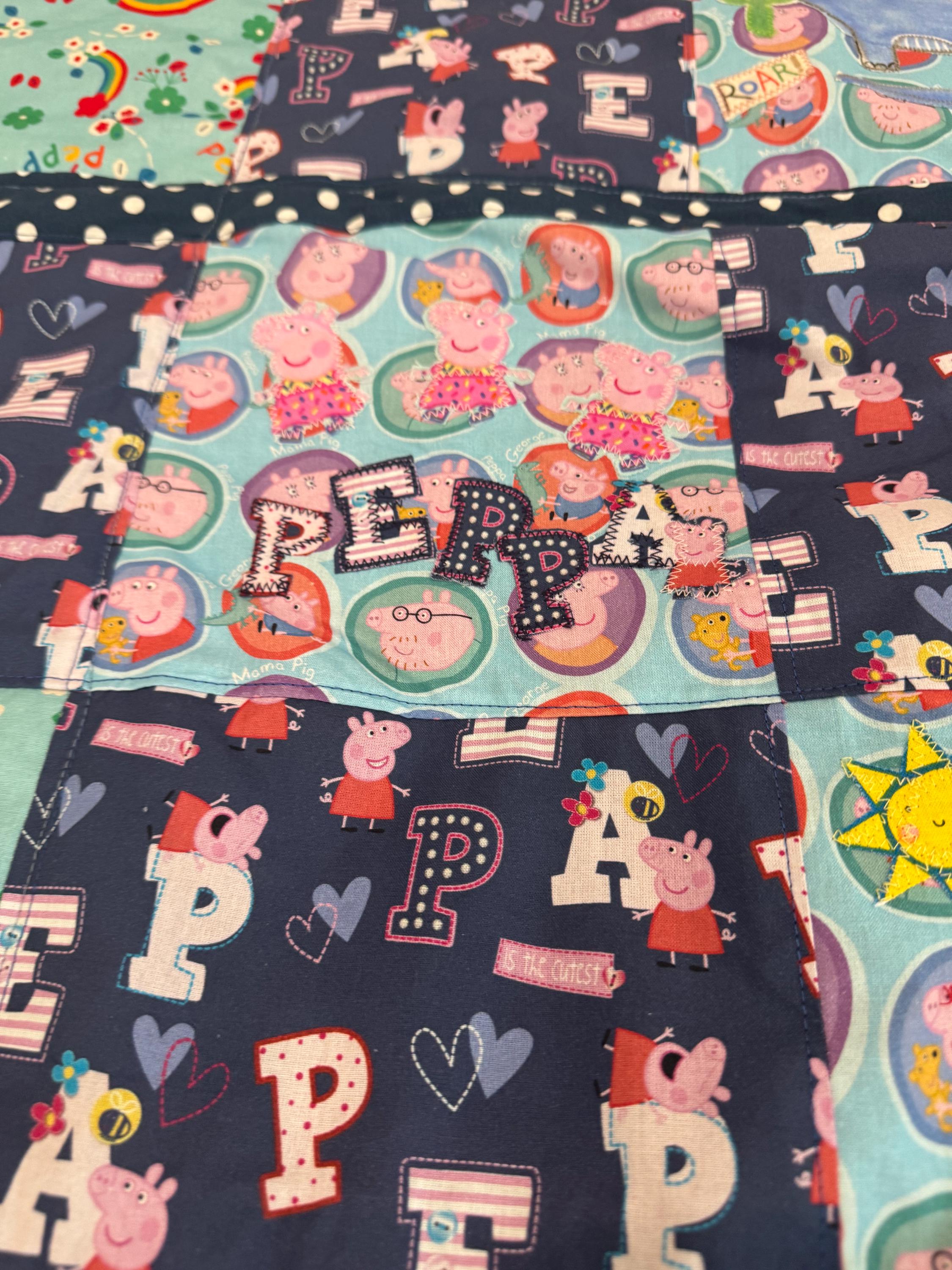 Peppa Pig Nap Size Quilt - Etsy