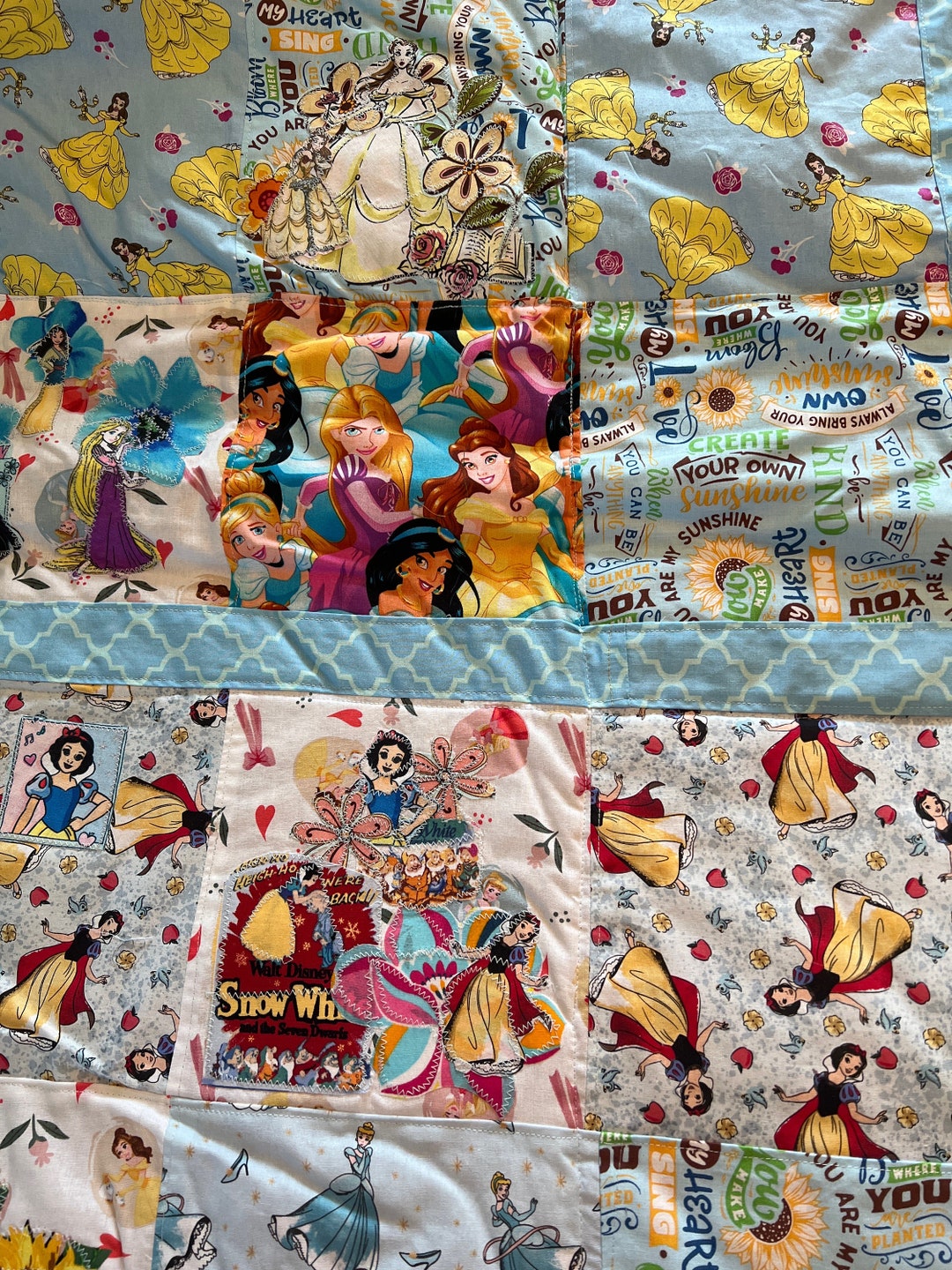 Children's Disney Princess Nap Quilt - Etsy