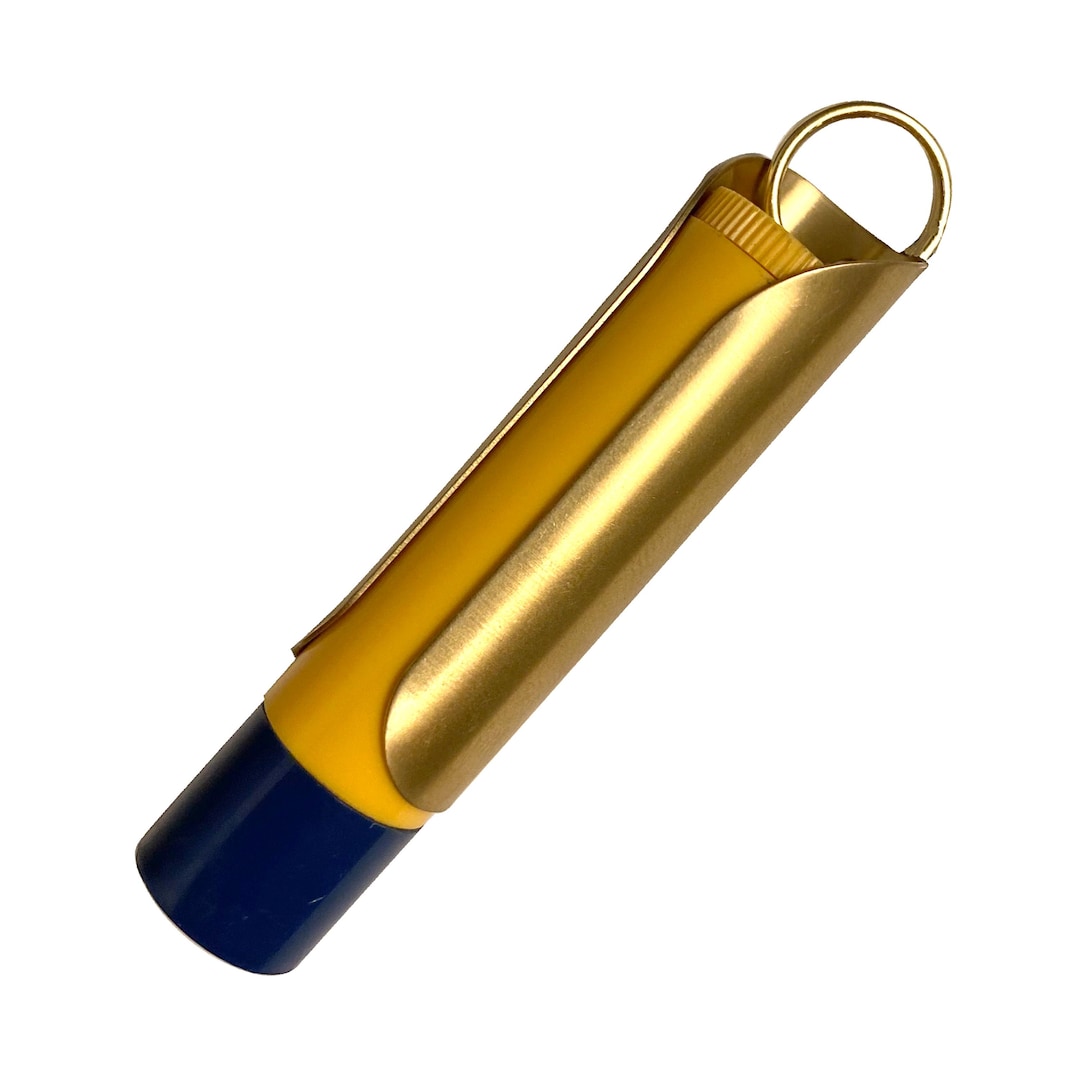 Solid Brass Keychain Holder With Dial Protection by Tallac House. Brass ...