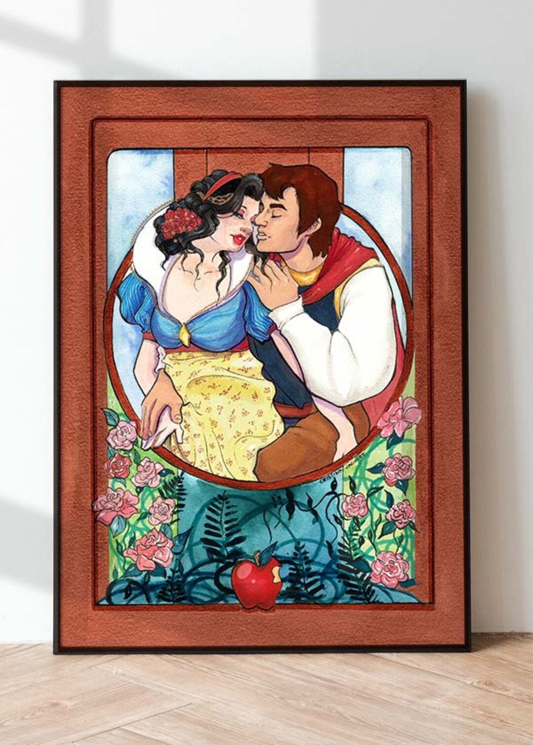 Snow White, Watercolor Disney Snow White, Fine Art Print, Home Decor ...